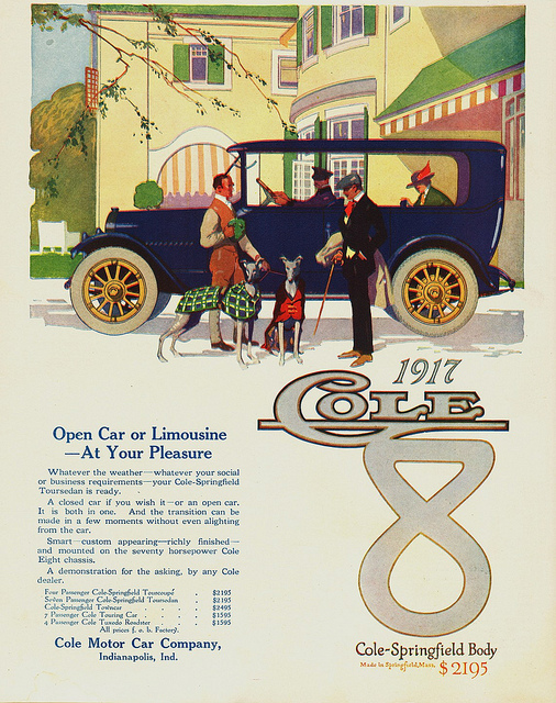 1917 Cole 860 7p TourSedan #42829 - Cole Motor Car Registry